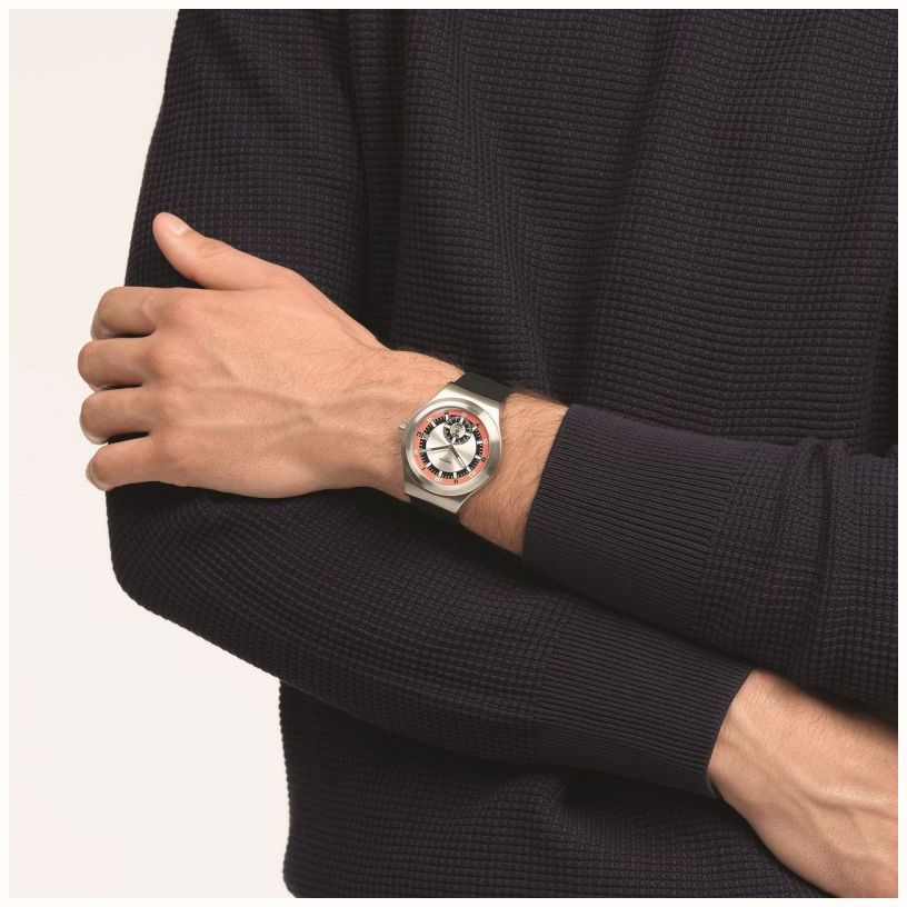 Swatch Confidence 51 Silver Dial / Black Rubber Strap SY23S413 - First ...