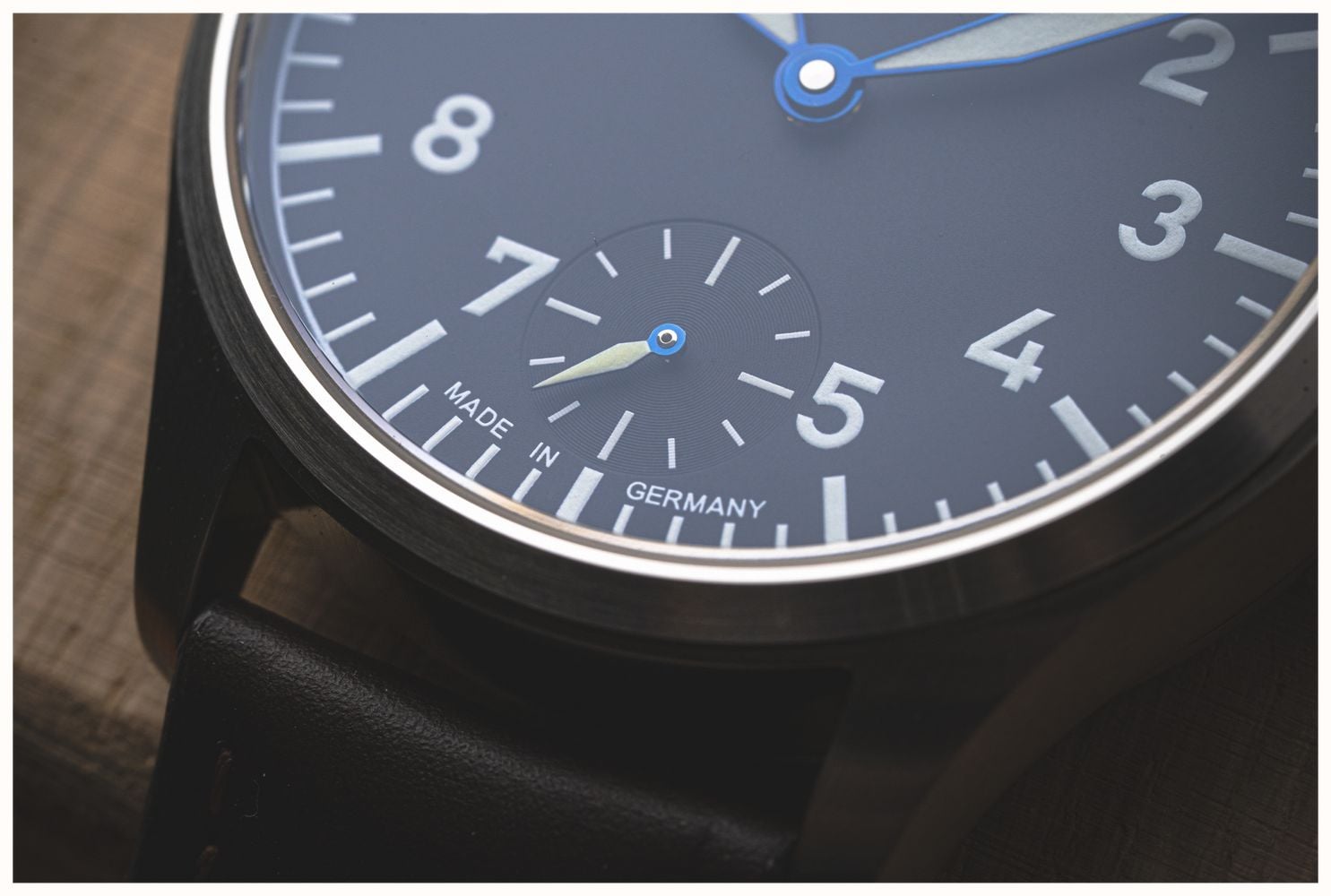 Laco Ulm 39 (39mm) Black Dial / Brown Leather Strap 862172 - First ...