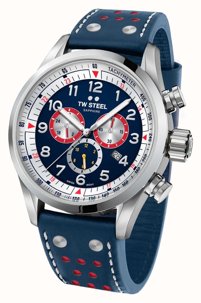 TW Steel Red Bull Ampol Racing Chronograph (48mm) Blue Dial / Dark Blue ...