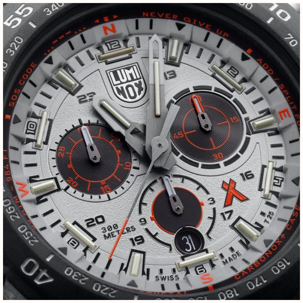 Luminox Bear Grylls Survival Master 3740 Chronograph (45mm) Silver Dial ...