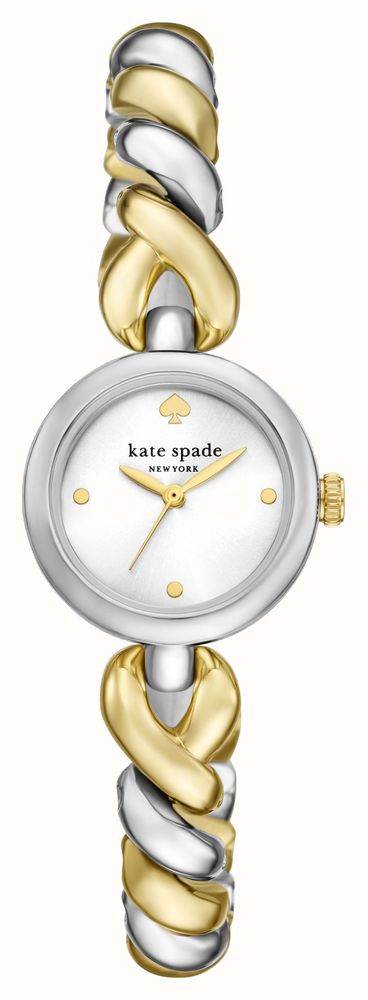 Kate Spade Monroe (24mm) Silver Dial / Two-Tone Stainless Steel ...