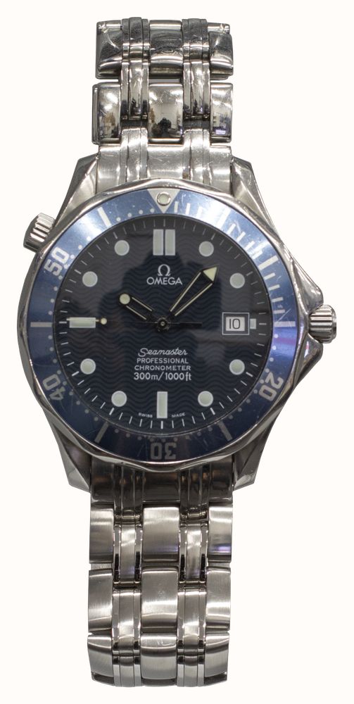 Pre-owned Omega Seamaster Professional Chronometer 1999 (42mm) Blue ...