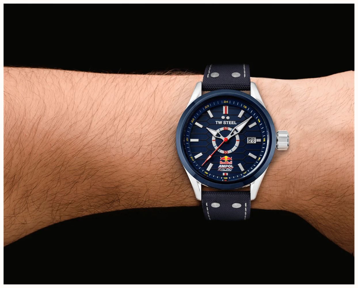 TW Steel Red Bull Ampol Racing (45mm) Blue Dial / Blue Canvas Hybrid ...