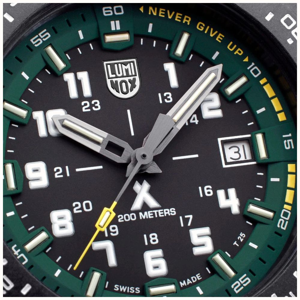 Luminox Bear Grylls Mountain CARBONOX™ (43mm) Black + Dark Green Dial ...