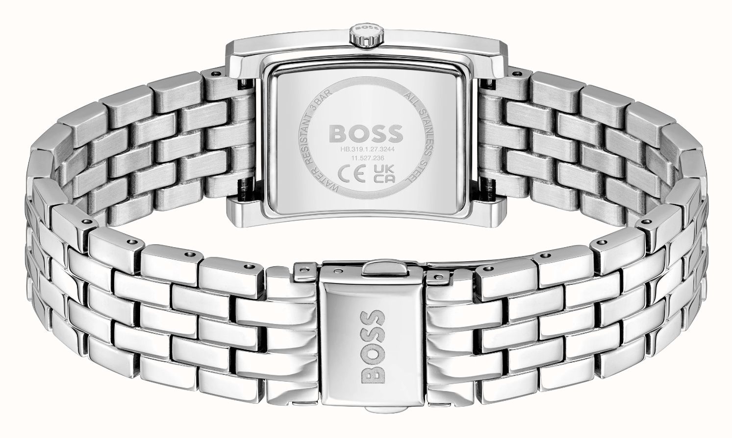 BOSS Women's Lucy (24mm) Pink Dial / Stainless Steel Bracelet 1502743 ...