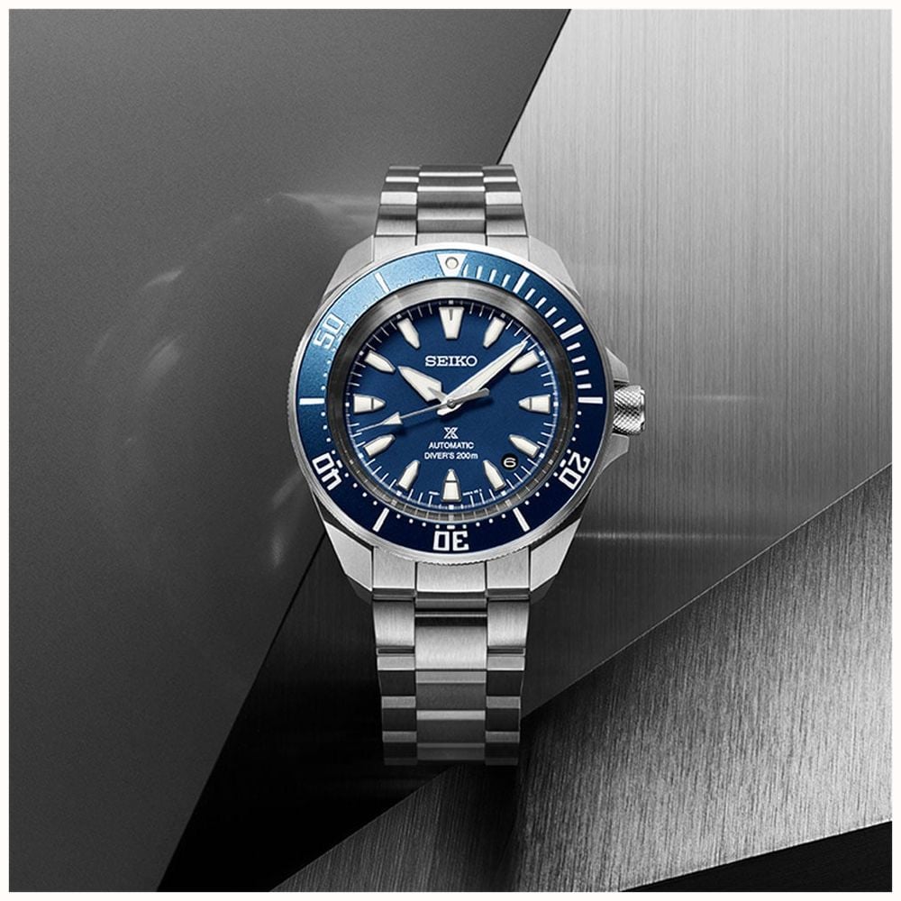 Seiko Prospex 4R Compact Mechanical Diver (41.7mm) Cobalt Blue Dial ...