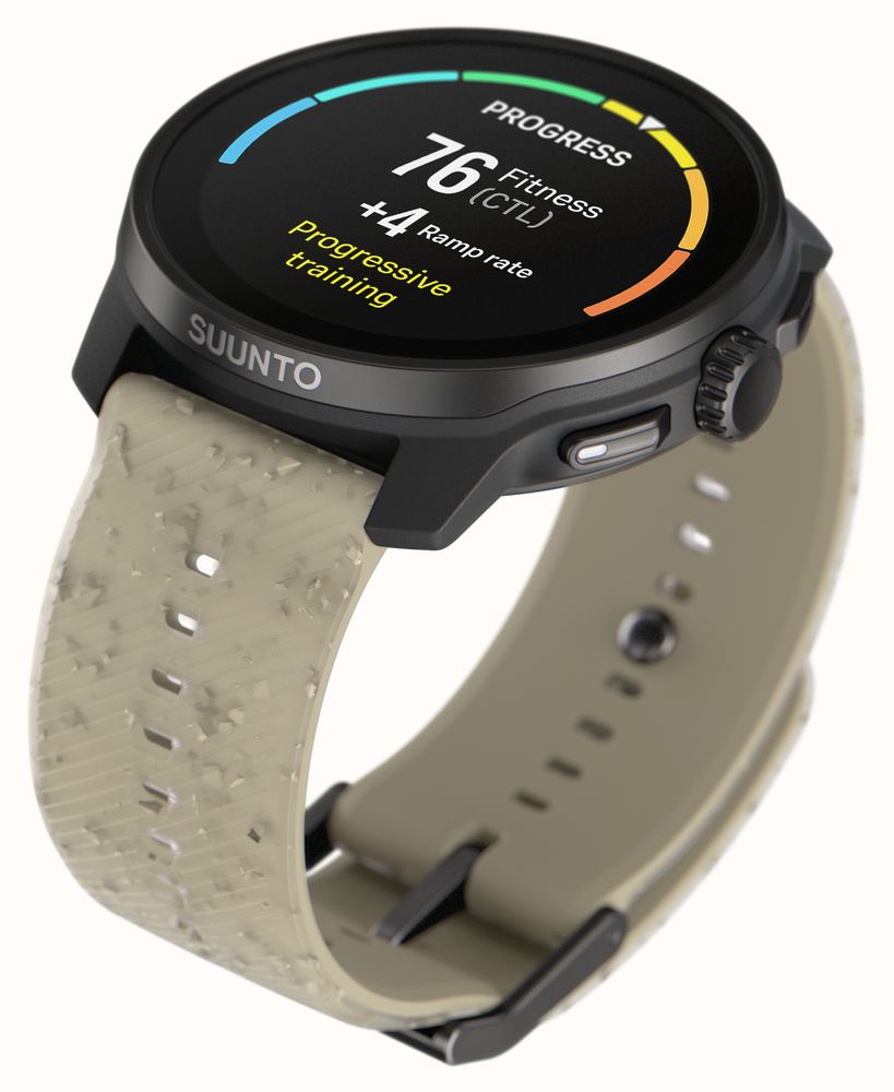 Suunto RACE S AMOLED Multisport Performance Watch (45mm) Gravel Grey SS051014000 - First Class ...