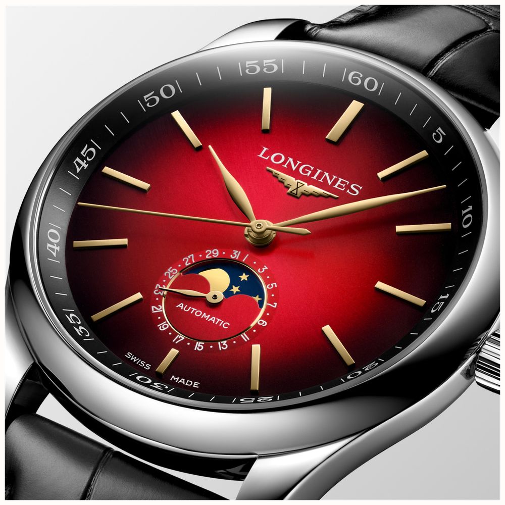 LONGINES Master Collection Year Of The Horse Edition (42mm) Sunray Red ...