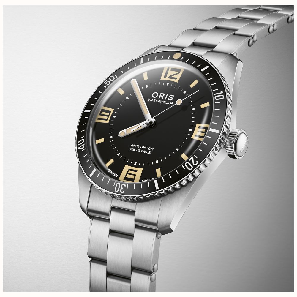 ORIS Divers Sixty-Five 60th Anniversary Edition (40mm) Black Dial / Steel 01 733 7772 4034-Set ...