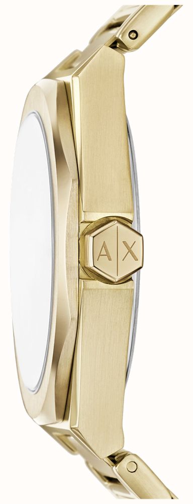 Armani Exchange Quartz Multifunction (36mm) Gold Dial / Gold PVD ...