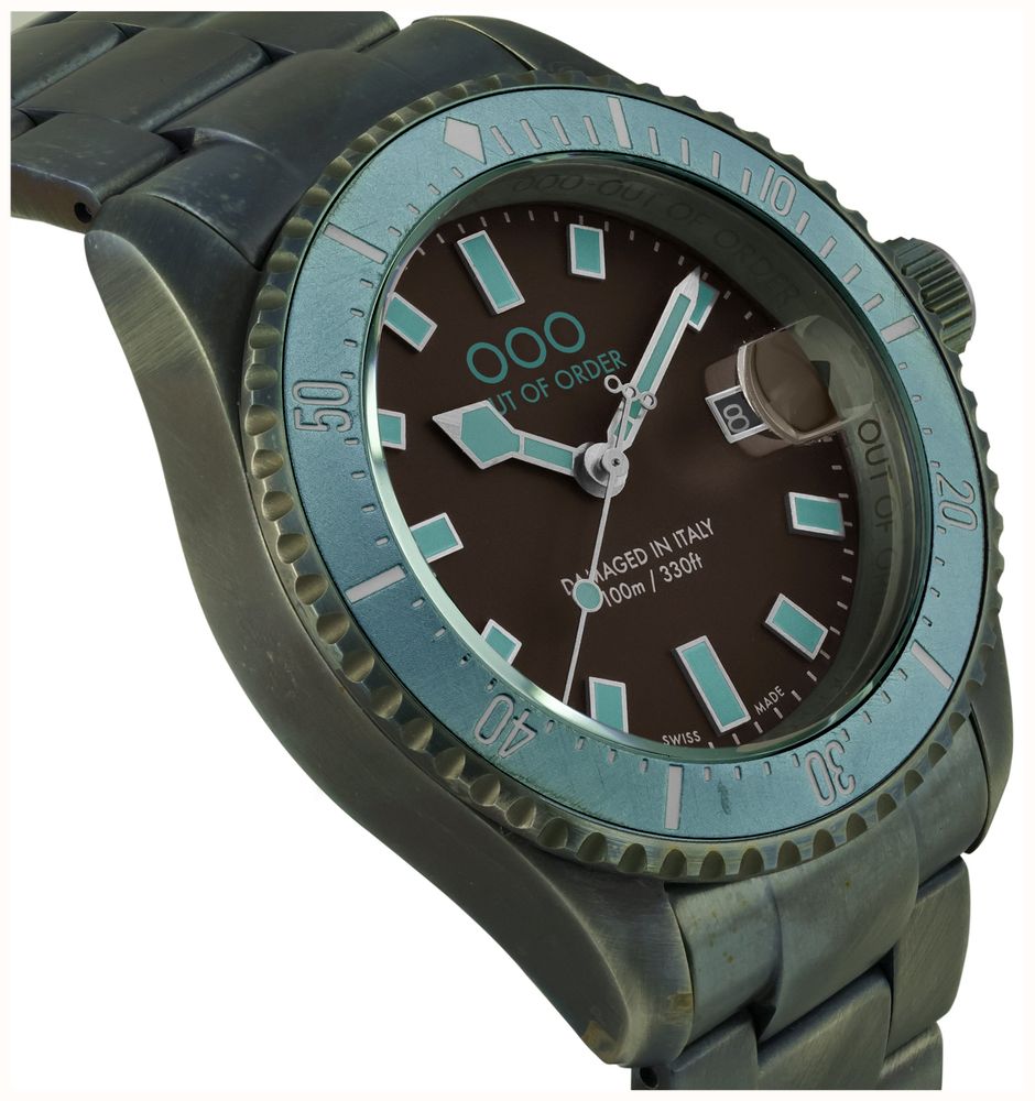 Out Of Order TURQUOISE AND BROWN CASANOVA (44mm) Brown Dial / Ultra ...