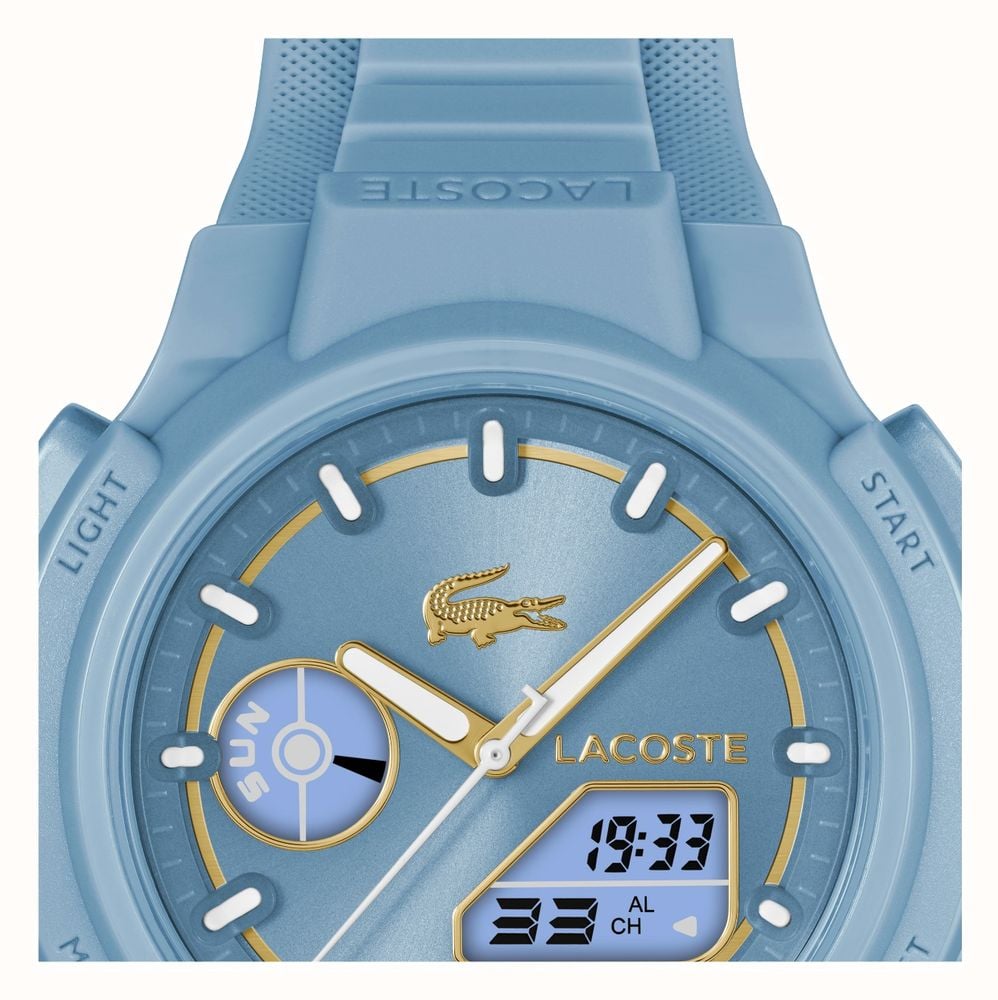 Lacoste LC33 Dual-Display Multifunction (40mm) Blue Sunray Dial / Light ...