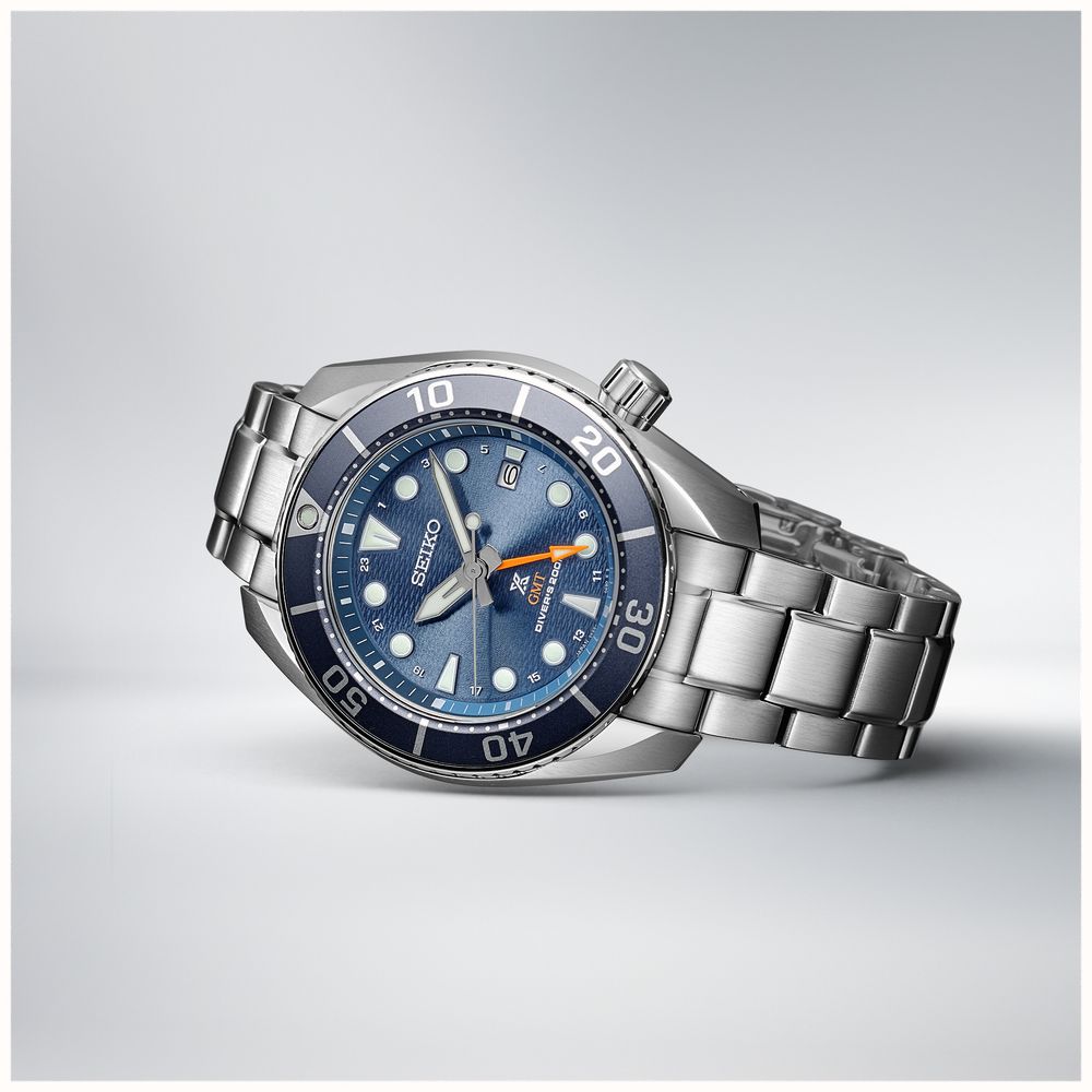 Seiko Prospex Aqua ‘SUMO’ Solar GMT Diver SFK001J1 - First Class Watches™