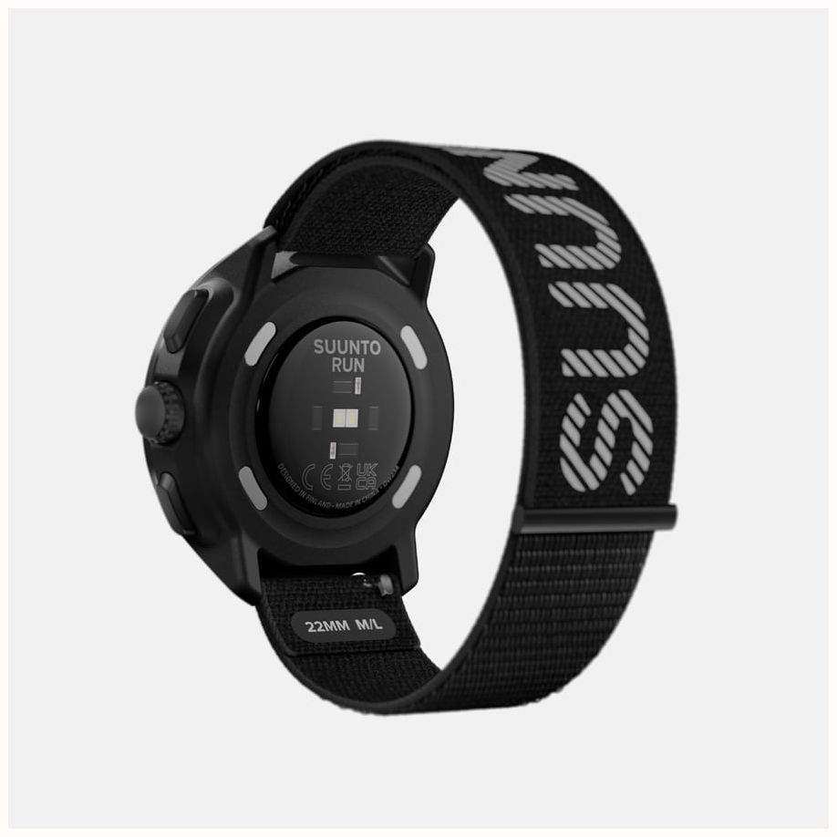 Suunto RUN Lightweight AMOLED Running Watch (46mm) All Black - Textile ...
