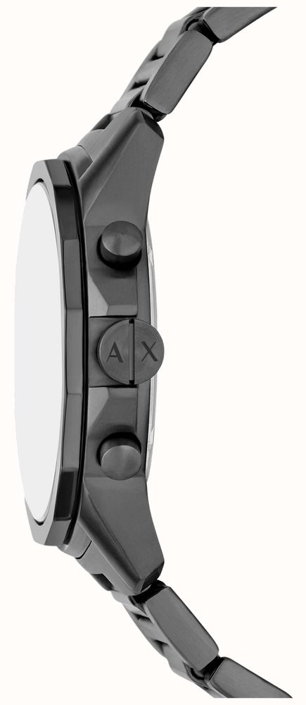 Armani Exchange Men's Chronograph (44mm) Black Dial / Gunmetal ...