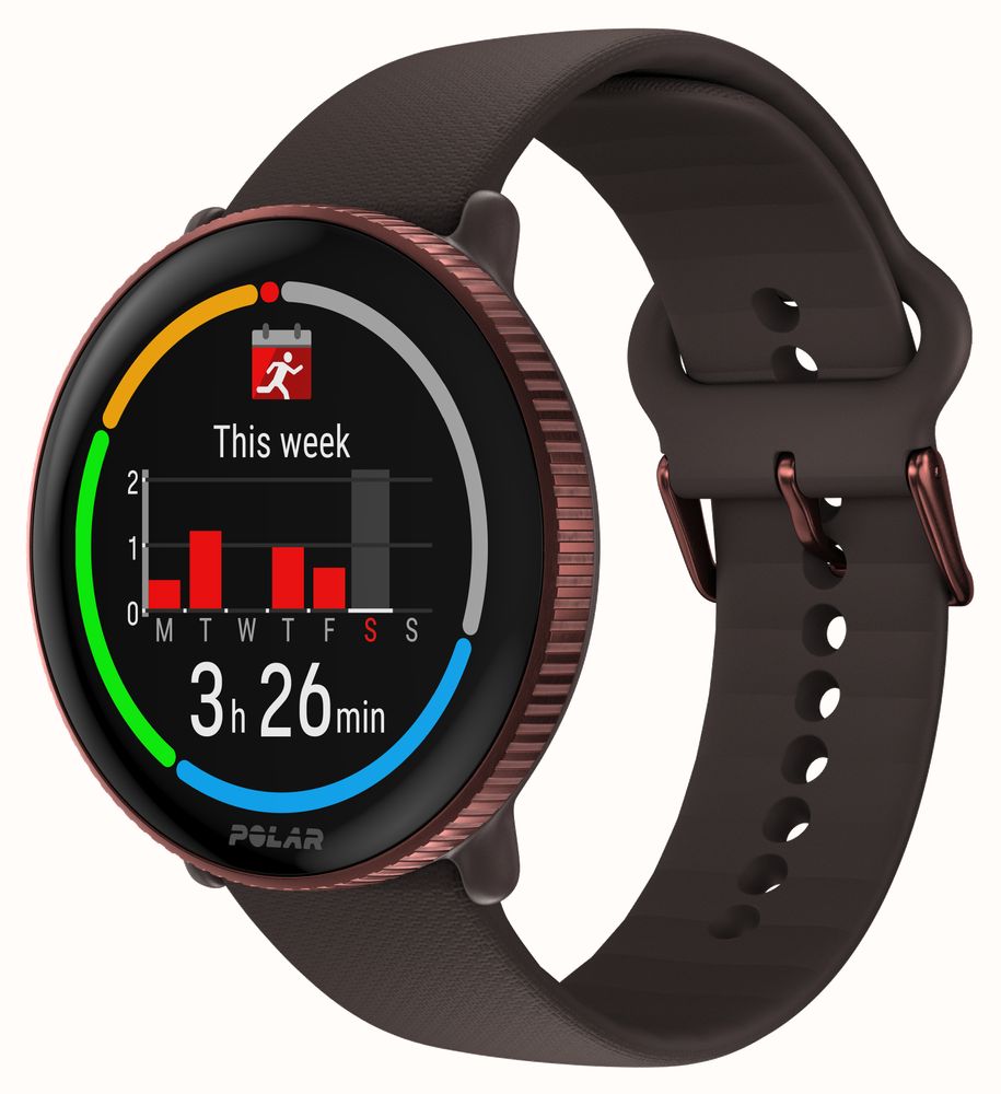 Polar Ignite 3 Fitness & Wellness Watch Brown Copper (S-L) 900106239 ...