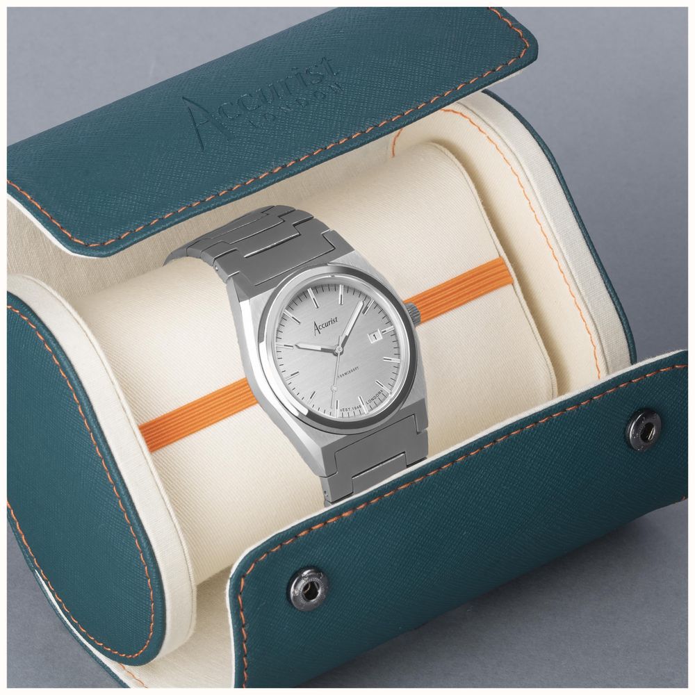 Accurist Men's Origin (41mm) Silver Dial / Stainless Steel Bracelet ...