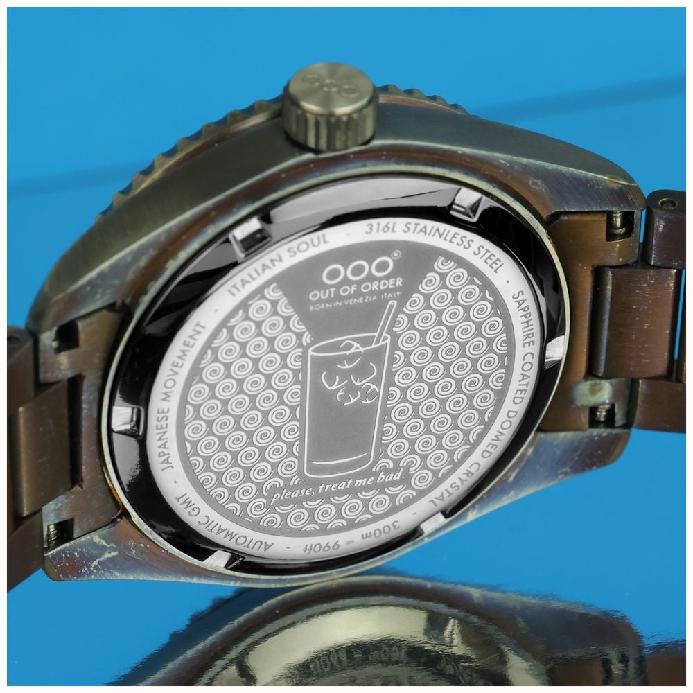 Out Of Order Bomba Blu Automatic GMT (40mm) Blue Dial / Ultra ...