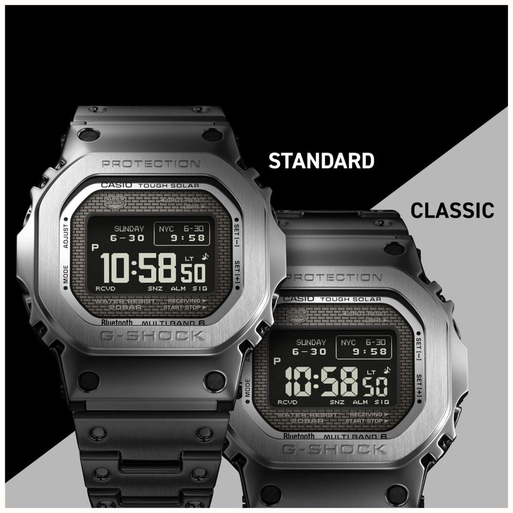 Casio G-Shock Full Metal 5000 Series (43.6mm) MIP Display / Stainless ...