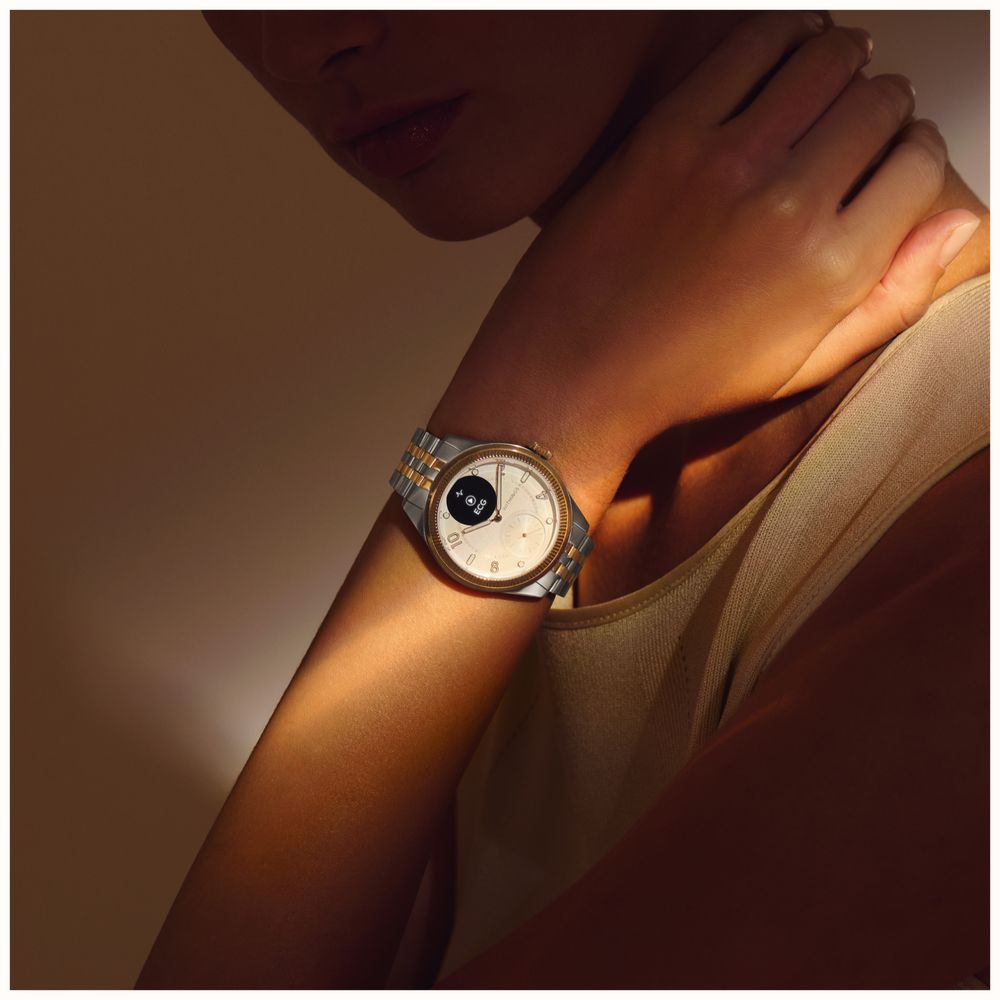 Withings Scanwatch Nova Brilliant Hybrid Smartwatch (39mm) Sand Hybrid ...