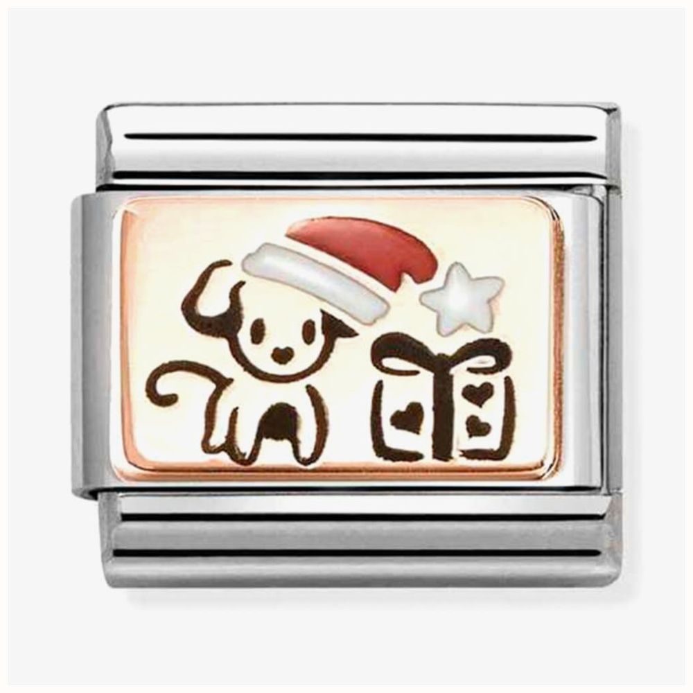 Nomination Composable Classic PLACCHE (IC) Acciaio, Smalto E Oro 375 ...