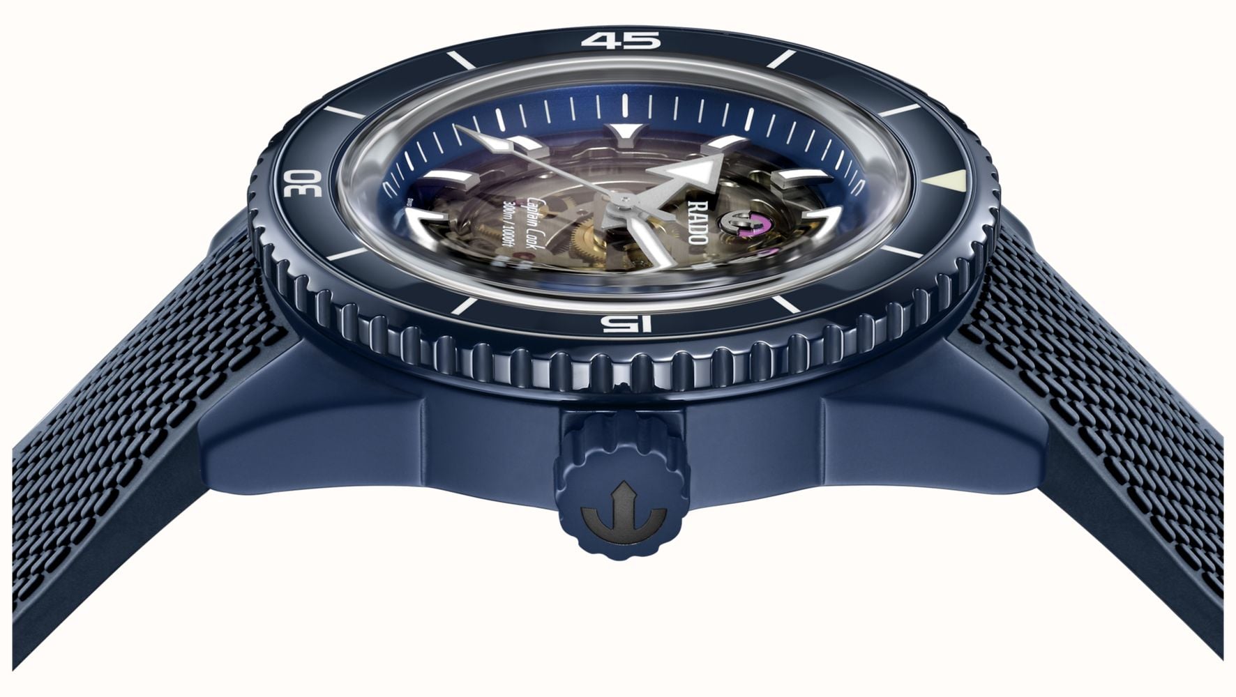 RADO Captain Cook High-Tech Ceramic Skeleton (43mm) Skeleton Dial ...