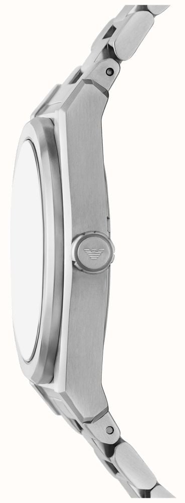 Emporio Armani Men's (41mm) Black Dial / Stainless Steel Bracelet ...