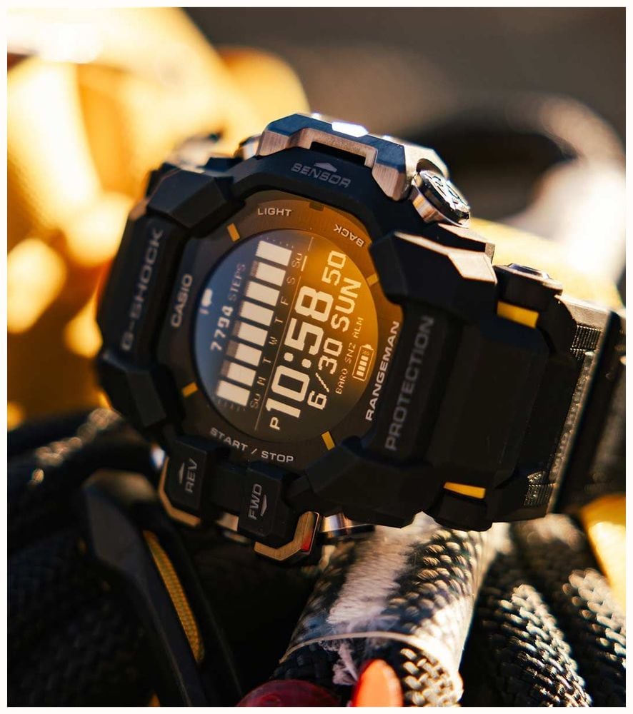 Casio Master Of G Rangeman GPR-H1000 Tough Solar HR GPS - Black GPR-H1000-1ER - First Class Watches™