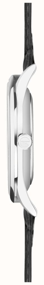 Accurist Men's Classic (37mm) Silver Dial / Black Leather Strap 73004 ...