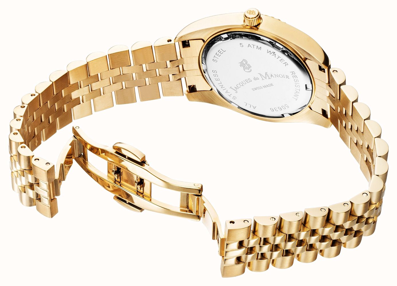 Jacques Du Manoir Inspiration Crystal (36mm) Mother-of-Pearl Dial ...