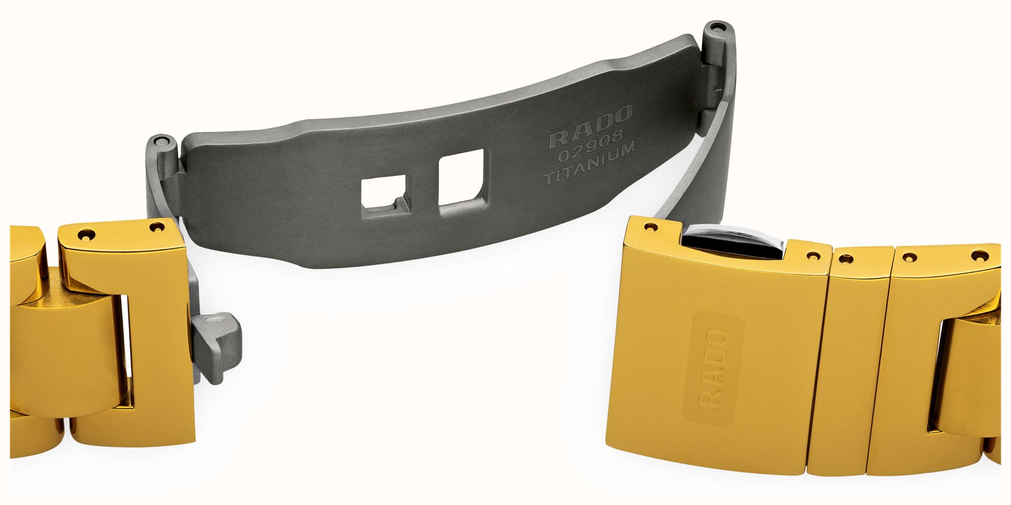 RADO DiaStar 'The Original Automatic' (35mm) Gold Dial / Gold PVD ...