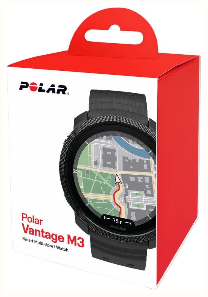 Polar Vantage M3 Multisport GPS Smartwatch Night Black (S-L) 900112398 - First Class Watches™