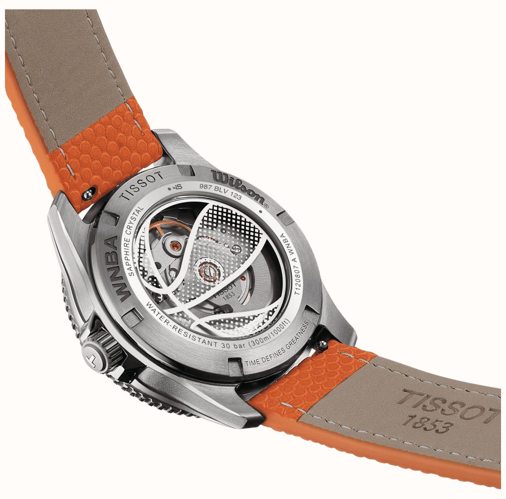 Tissot Seastar Wilson WNBA Special Edition Automatic (40mm) Black Dial ...