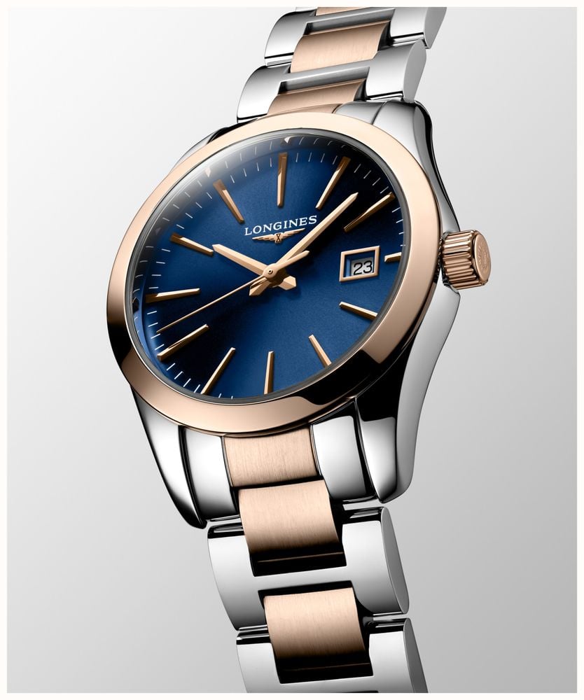 LONGINES Conquest Classic (29.5mm) Blue Dial / Two-Tone Stainless Steel ...