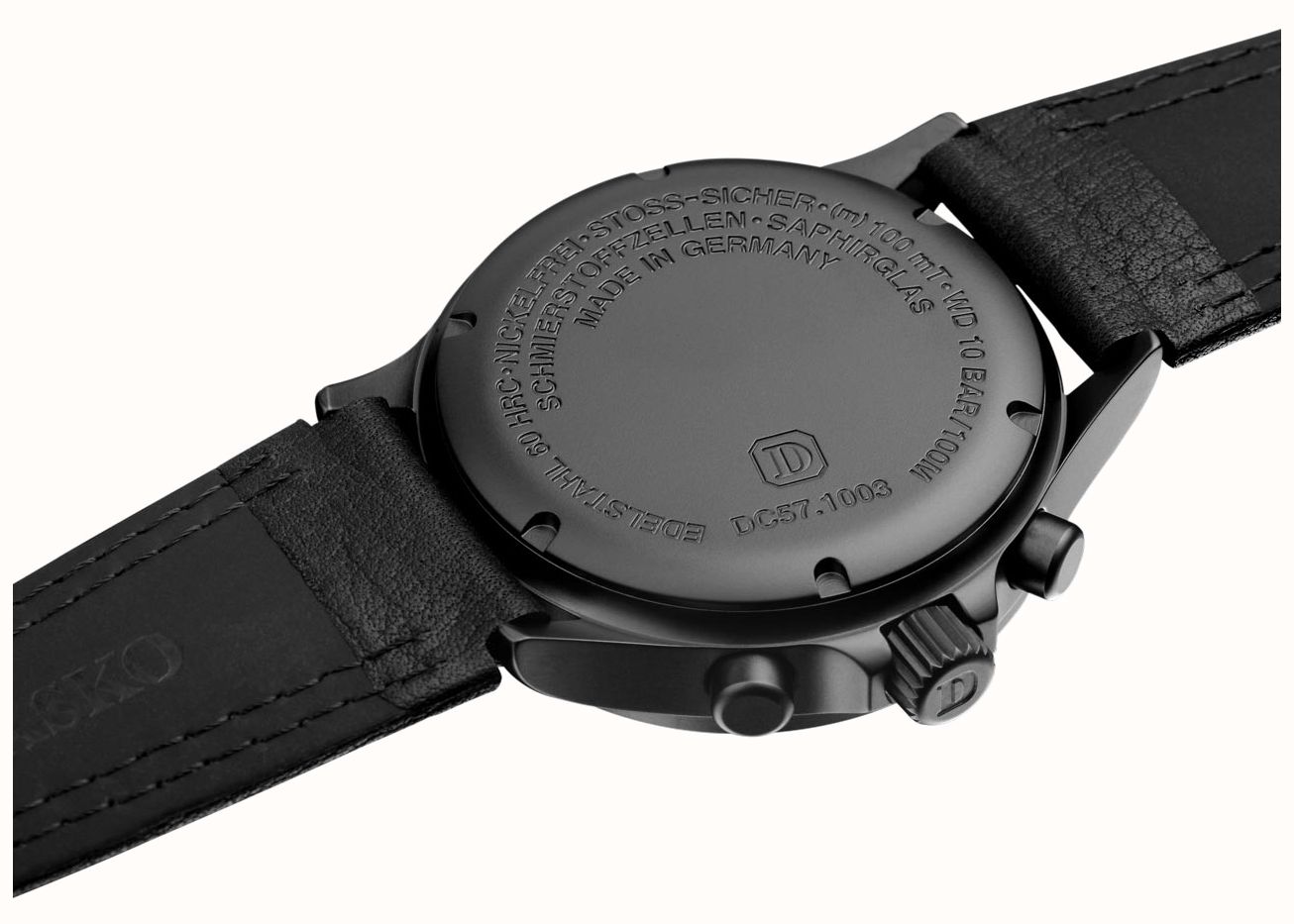 Damasko DC57 DAMEST Chronograph TOP Automatic (40mm) Luminova C1 White ...