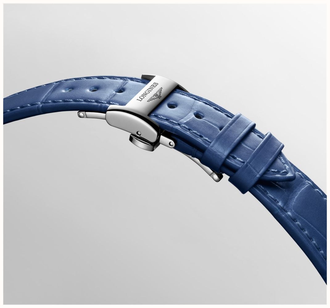 LONGINES PrimaLuna Moonphase Blue Sapphire (34mm) Blue Mother-of-Pearl ...